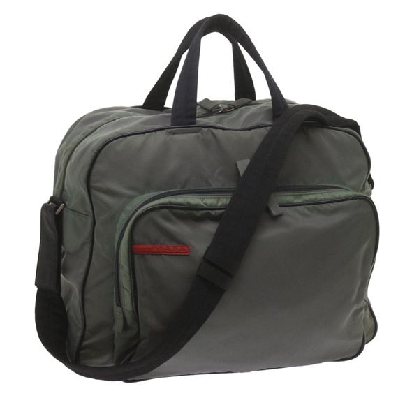 Prada | Bags | Prada Sports Boston Bag Nylon 2way Green Auth 58422 ...